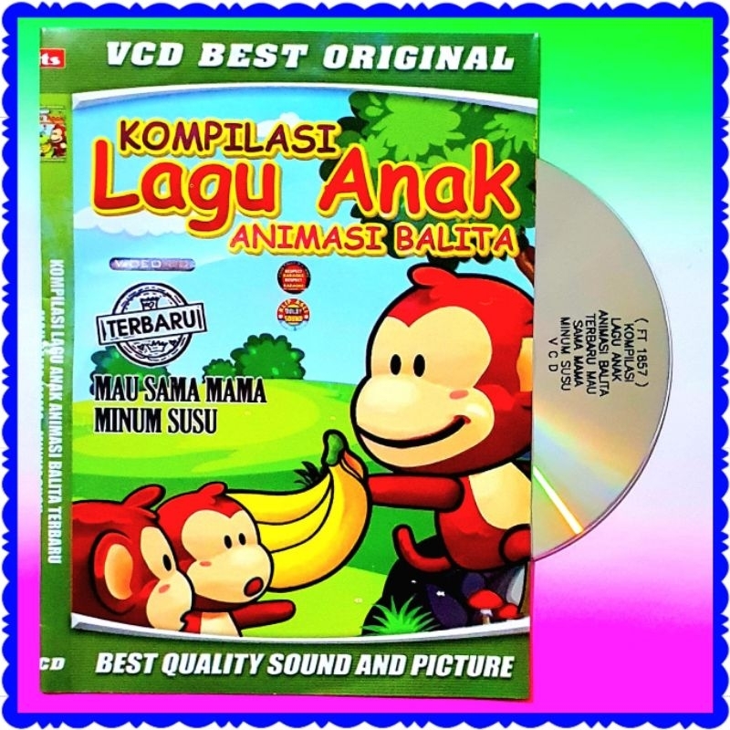 Jual KASET KOLEKSI VIDEO MUSIK LAGU ANAK BALITA-LAGU ANAK TK PAUD-LAGU ...