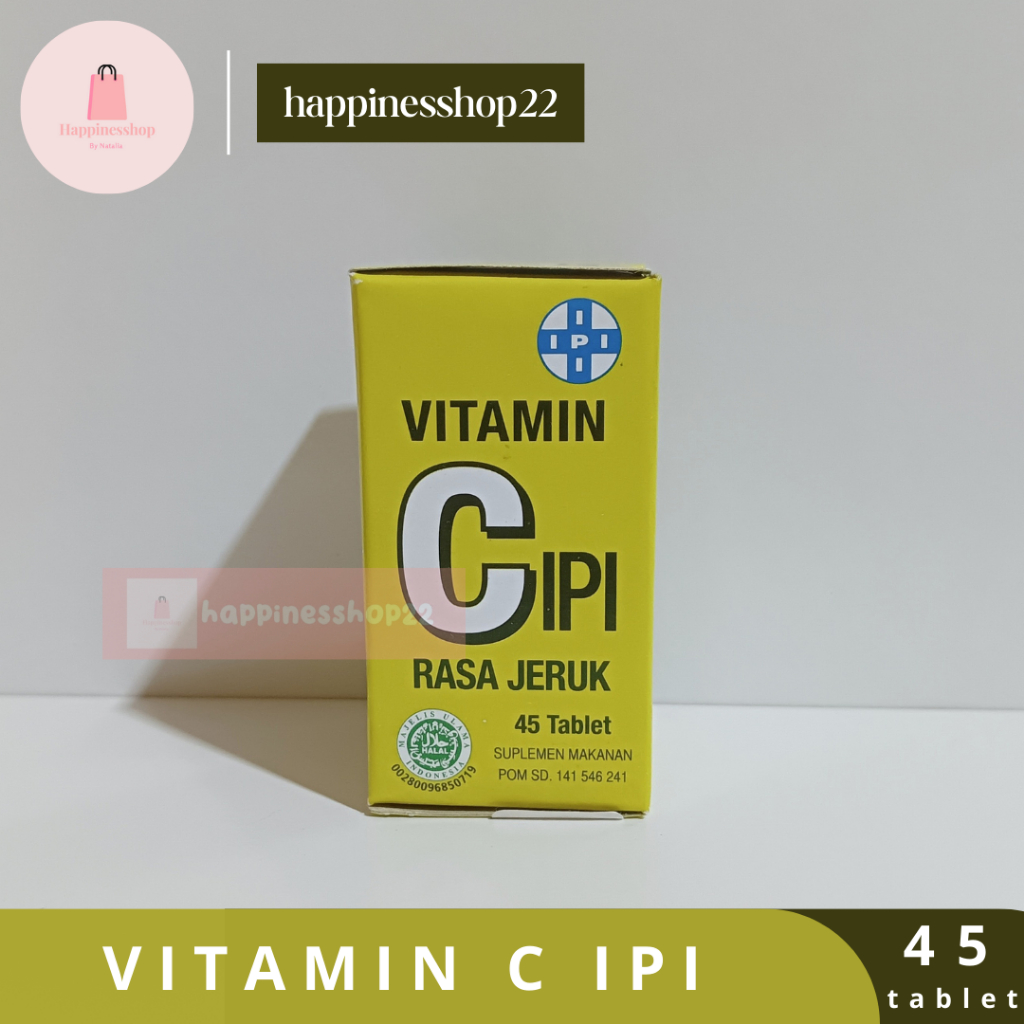 Jual Vitamin C IPI Rasa Jeruk Isi 45 Tablet | Shopee Indonesia