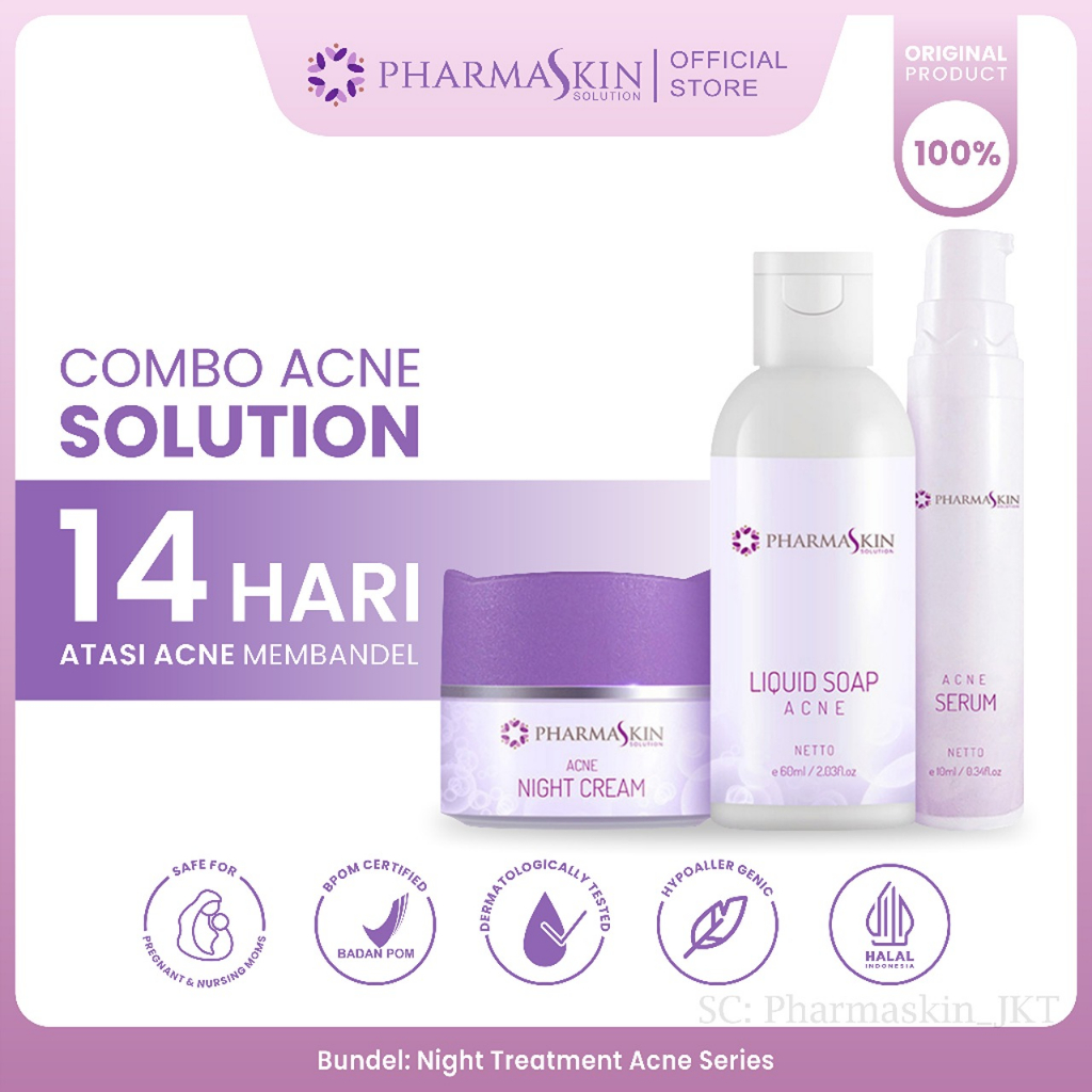 Jual Pharmaskin Paket Treatmen Acne | Shopee Indonesia