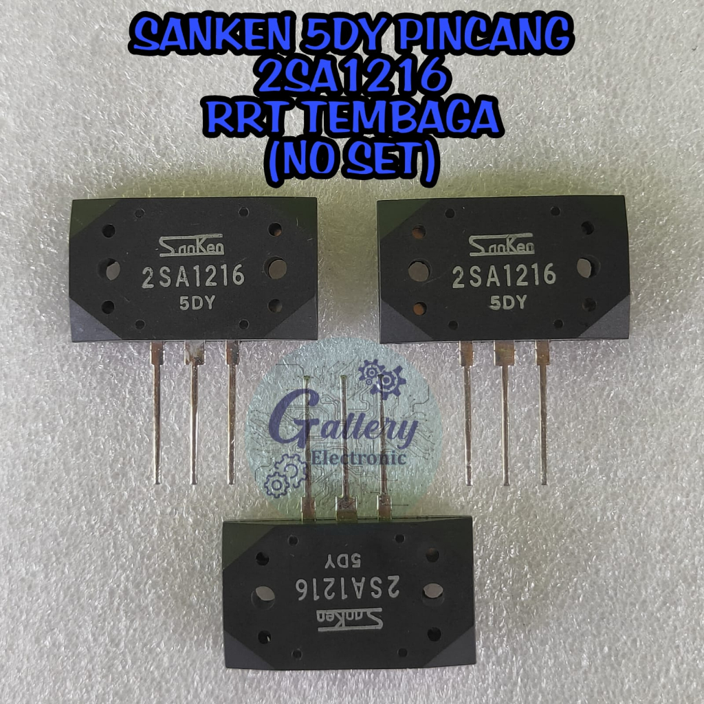 Jual Transistor Pincang SANKEN 5DY 2SA 1216 / 2SA1216 Tidak Nempel Maghnet | Shopee Indonesia