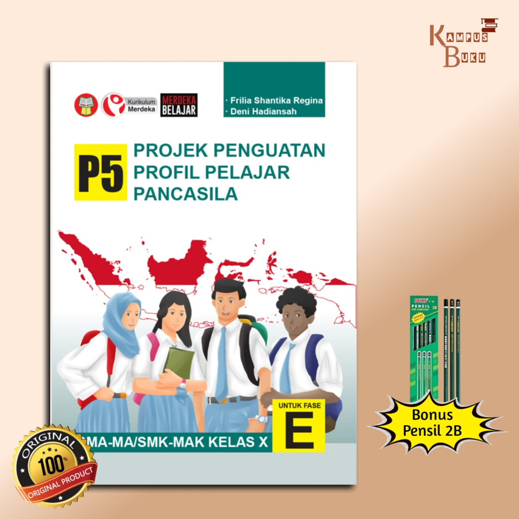Jual BUKU PROJEK PENGUATAN PROFIL PELAJAR PANCASILA SM KELAS X UNTUK FASE E | Shopee Indonesia