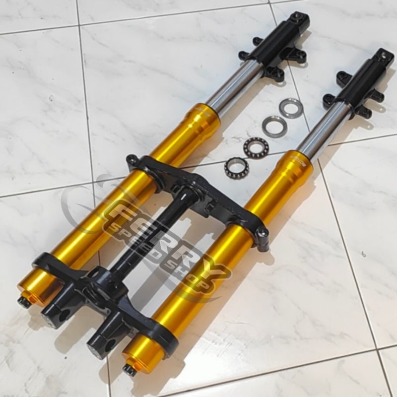 Jual Shock Depan Usd Double Disc Vixion Byson Scorpio Rx king / Up side down usd motogp Vixion ...