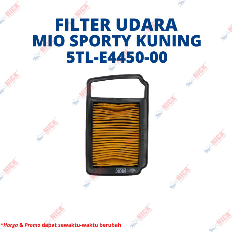 Jual Filter Udara MIO SPORTY KUNING ( 5TL-E4450-00) | Shopee Indonesia