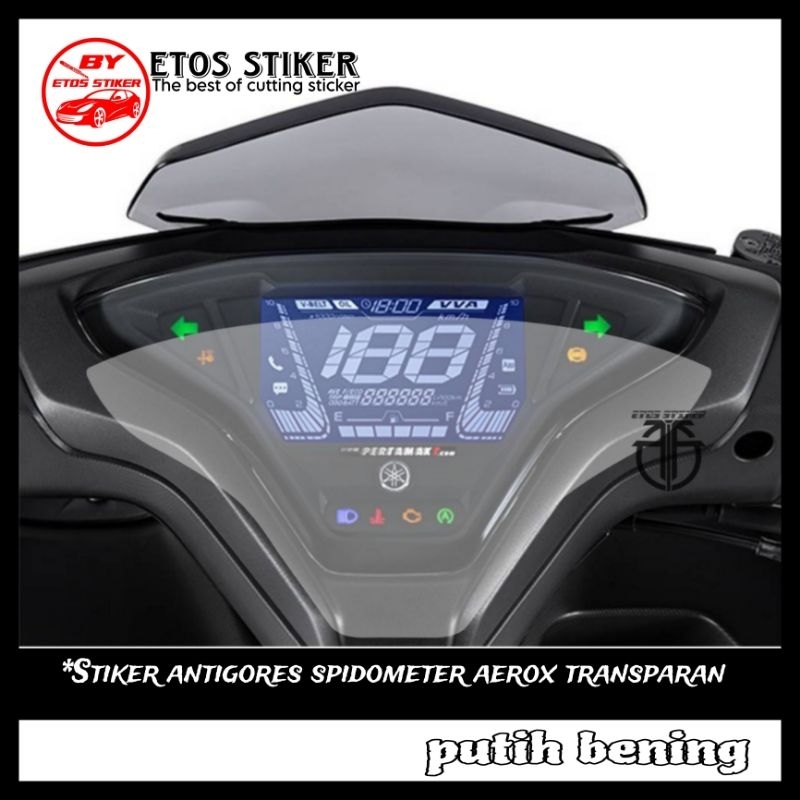 Jual STIKER ANTI GORES SPEEDOMETER AEROX CONNECTED (Sticker Pelindung ...