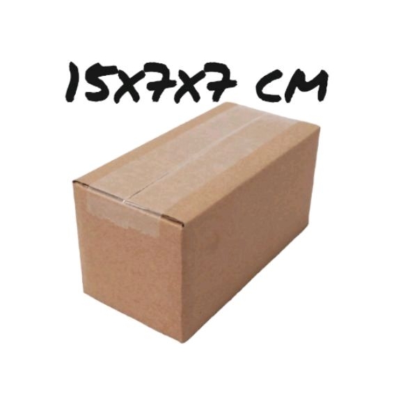 Jual Kardus daur ulang 15x7x7 cm | luar polos dalam ada tulisan ...