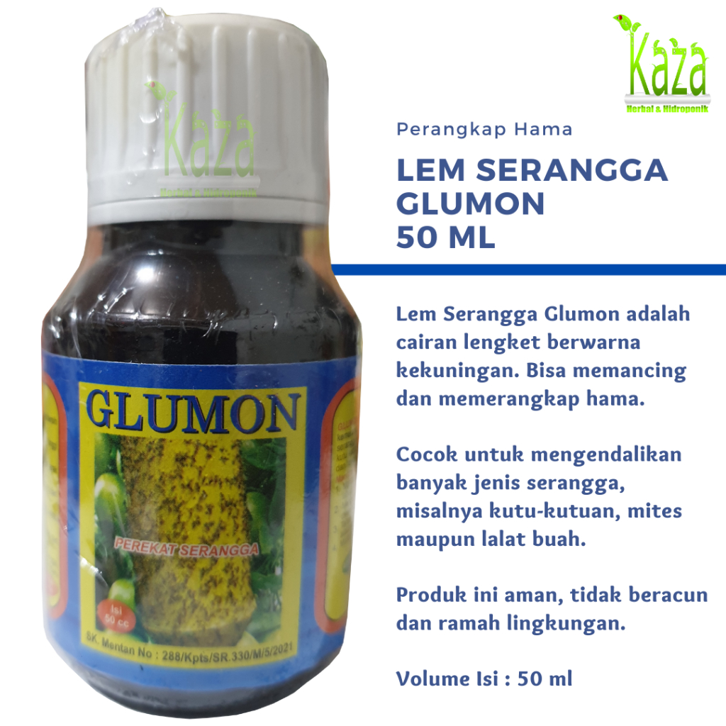 Jual Lem Serangga Glumon 50 ml - Perekat Perangkap Hama Serangga dan ...