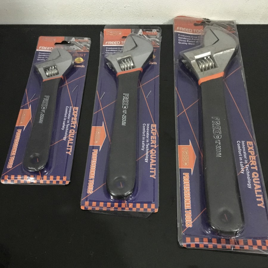Jual Promo!!! Kunci Inggris Freed Bahan Baja Adjustable Wrench kunci ... Jual Promo!!! Kunci Inggris Freed Bahan Baja Adjustable Wrench kunci ...