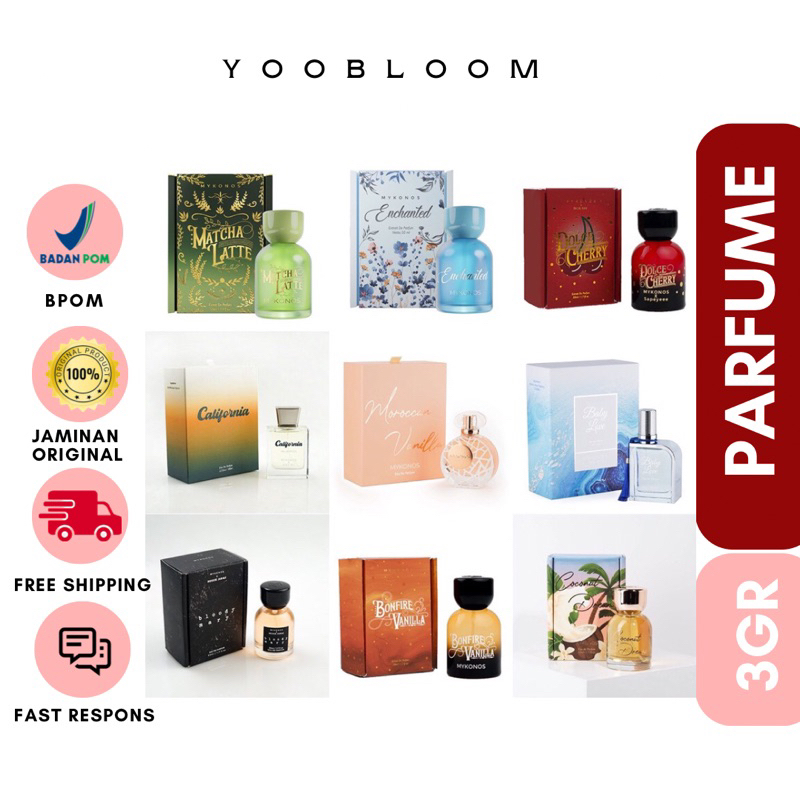 Jual [BPOM] MYKONOS PARFUME EDP | Shopee Indonesia