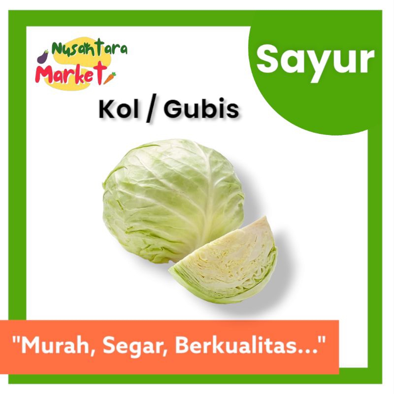 Jual KOL / KUBIS | 500GR & 1KG | NUSANTARA MARKET | SURABAYA GUBIS | Shopee Indonesia