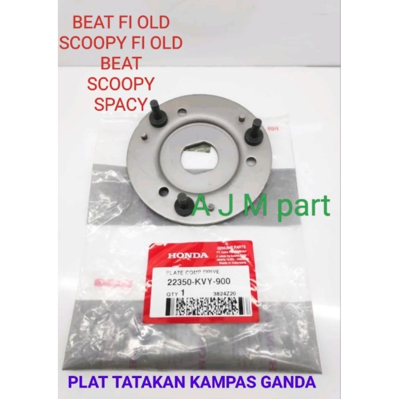 Jual PLATE COMP DRIVE KVY PLAT TATAKAN KAMPAS GANDA HONDA BEAT FI OLD ...