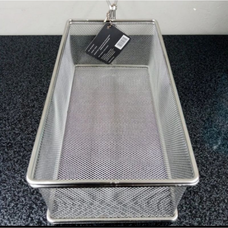 Jual Saringan tirisan gorengan stainless steel/ keranjang saringan ...