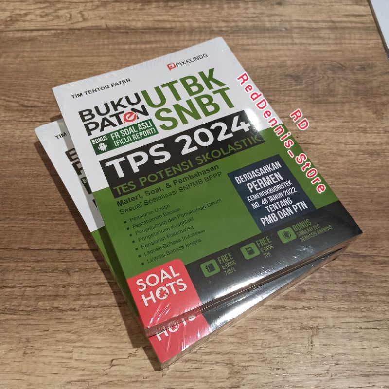 Jual Buku Paten UTBK SNBT TPS 2024 - Tim Tentor Paten | Shopee Indonesia