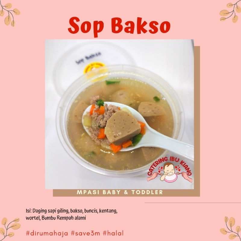 Jual Sop Bakso Catering MPASI Frozen | Shopee Indonesia