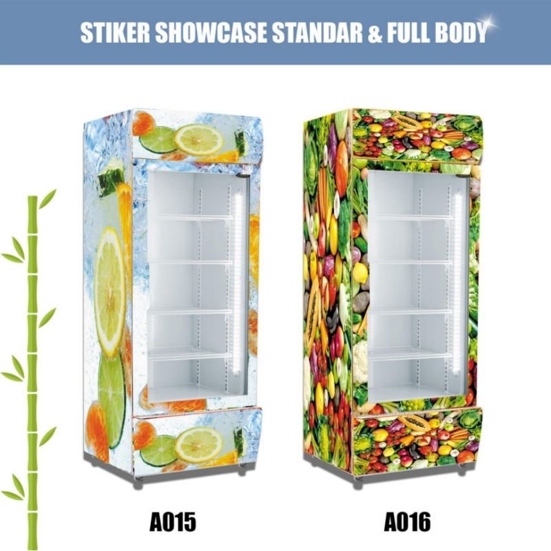 Jual Stiker showcase full body motif buah | Shopee Indonesia