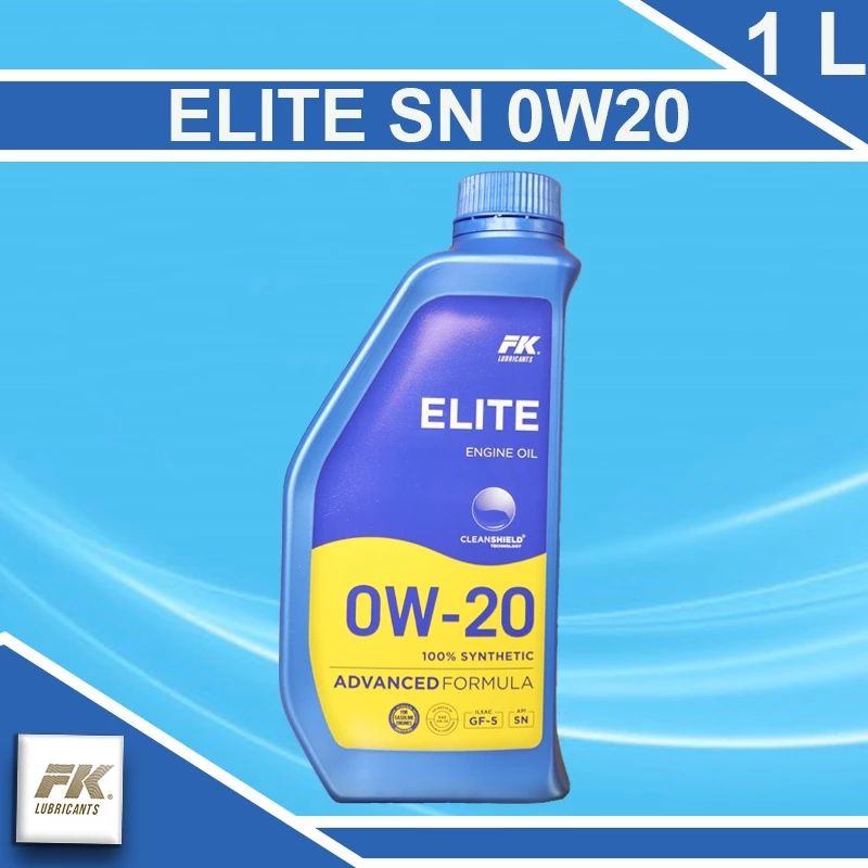 Jual oli fk lubricants, elite sn/gf-5 100% synthetic, 0w20, 1 liter | Shopee Indonesia