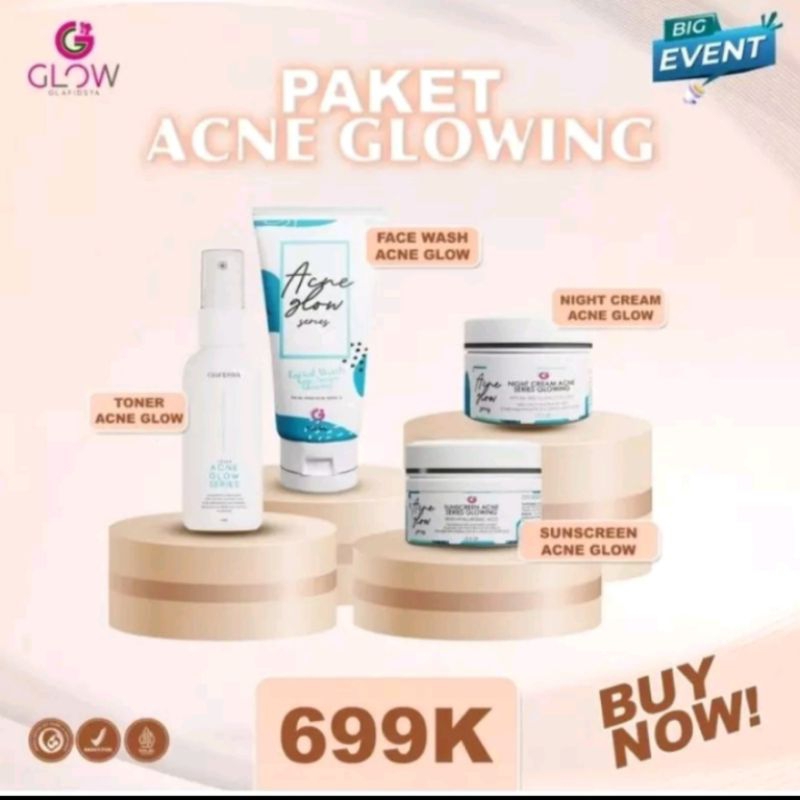 Jual Paket Acne Glow | Glafidsya Glow Skincare | Shopee Indonesia