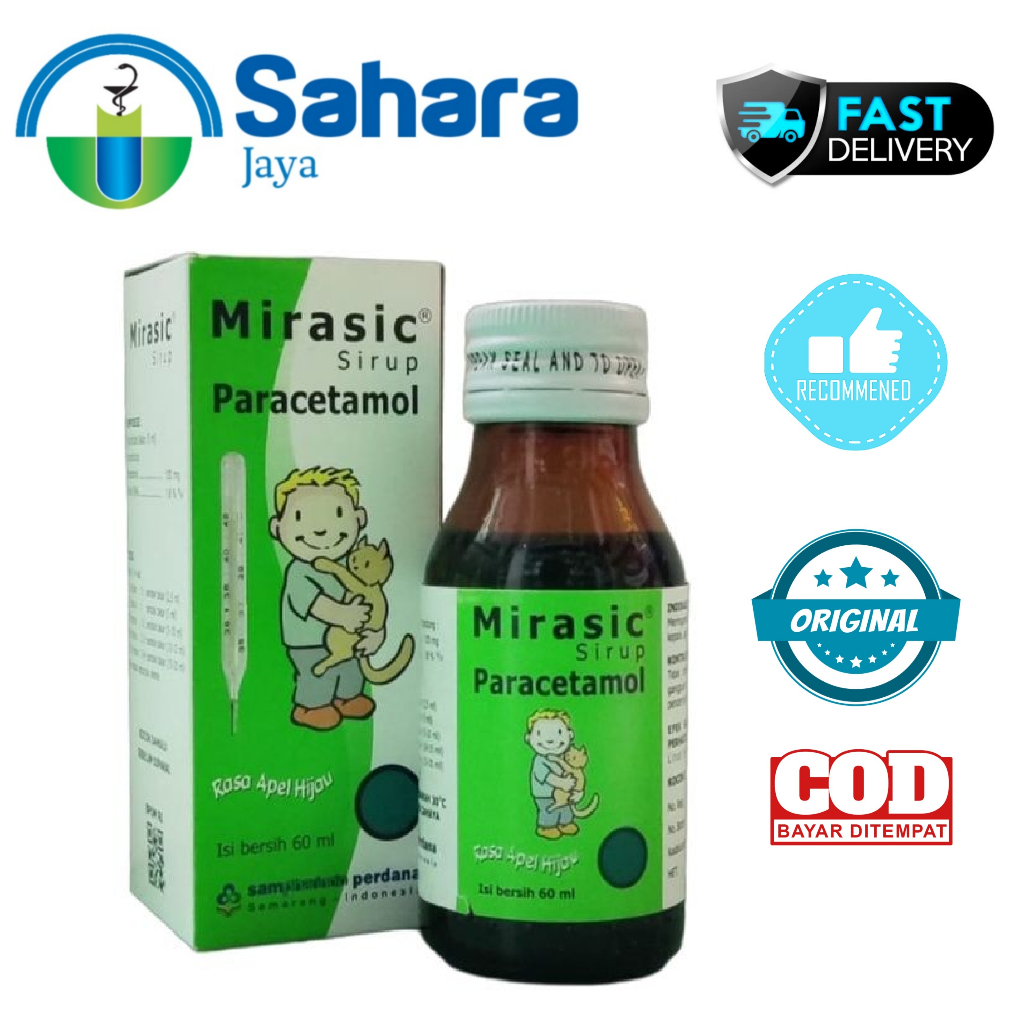 Jual [SJ] Mirasic Sirup 60 ml / MIRASIC SYRUP / MIRASIC PARACETAMOL ...