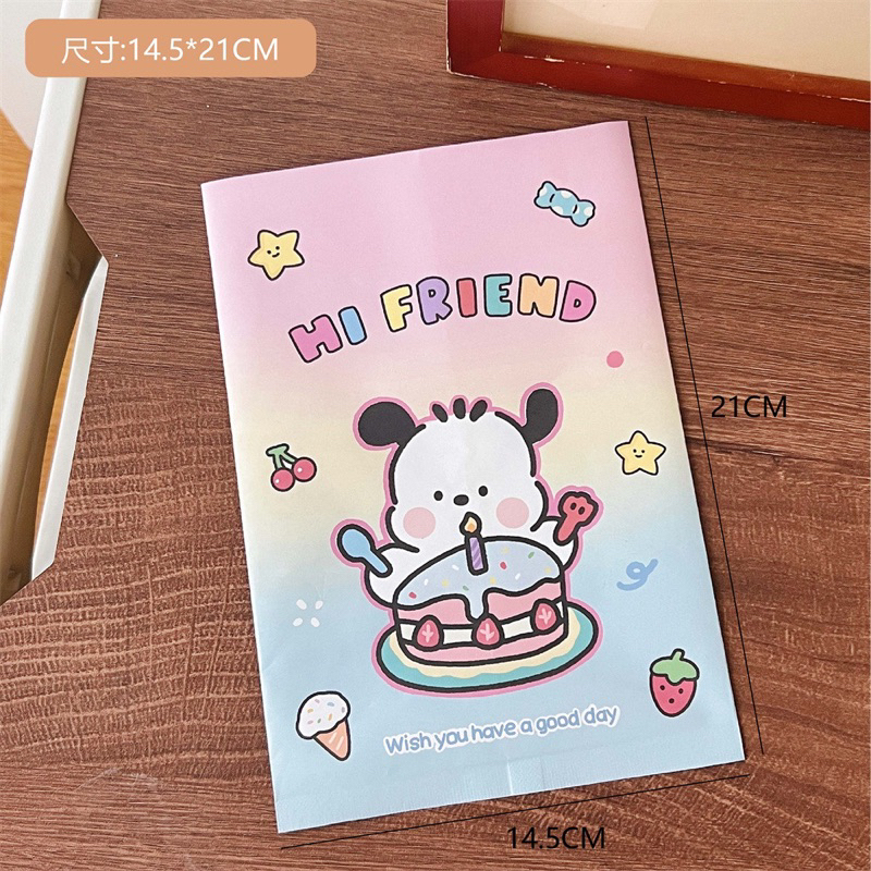 Jual Kikidoo Plastik Amplop Packing Aesthetic Cartoon Paper Bag Kertas ...