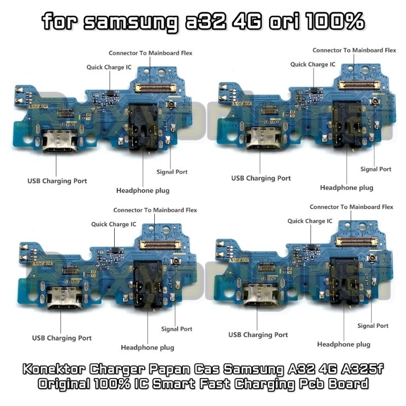 Jual Konektor Charger Papan Cas Samsung Galaxy A32 4G A325f Original 100% IC Smart Fast Charging ...