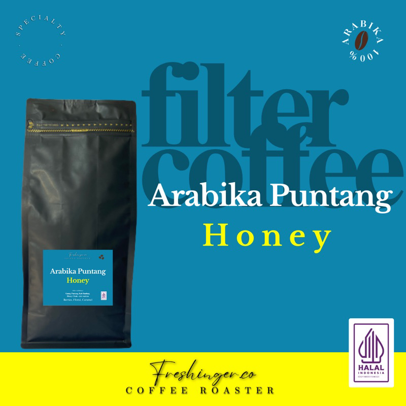 Jual ARABICA Honey GUNUNG PUNTANG (Biji/Bubuk) 100gr | Shopee Indonesia