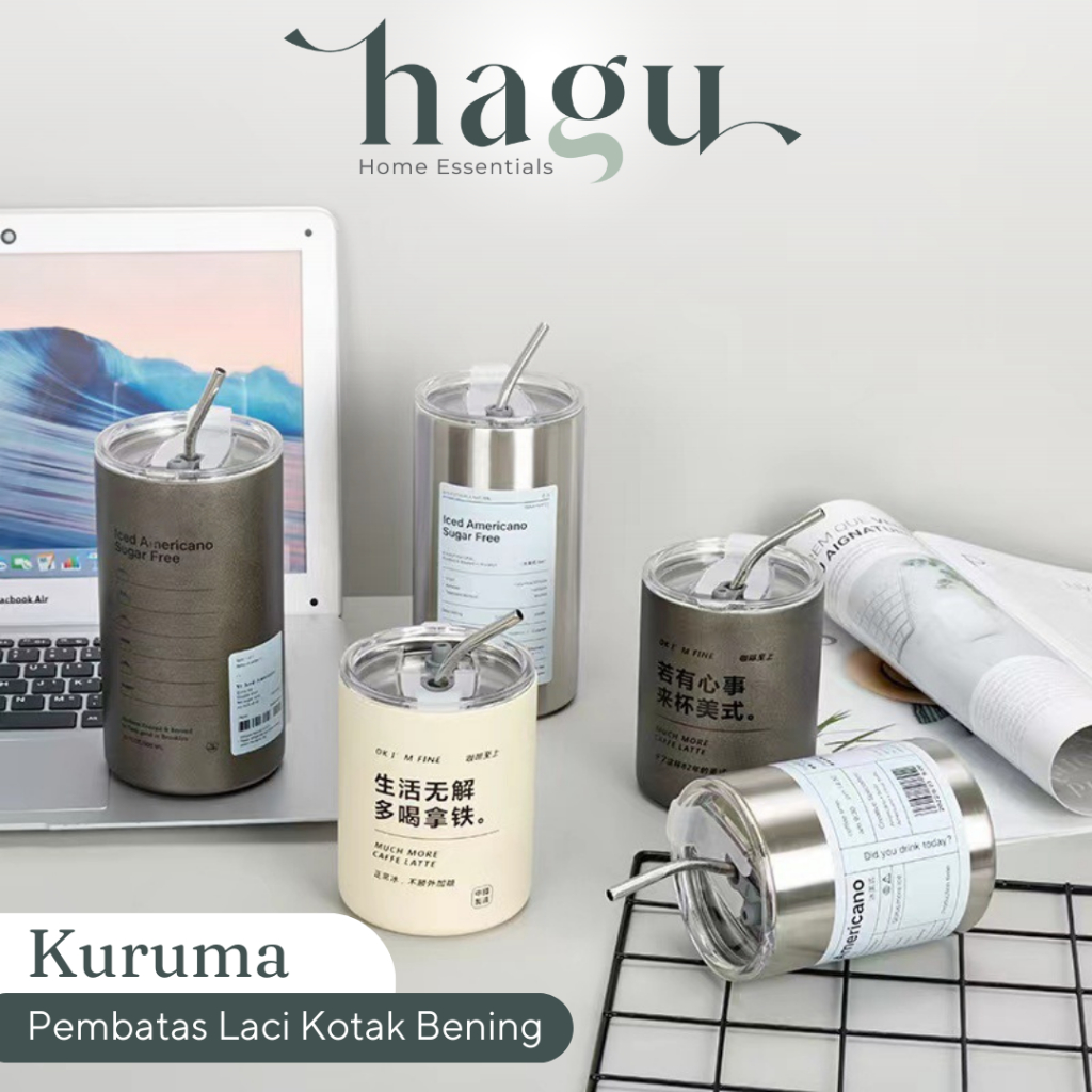 Jual 【HAGU】GENKI Tumbler Besi Coffee Tea Minimalis Botol Stainless Ala ...