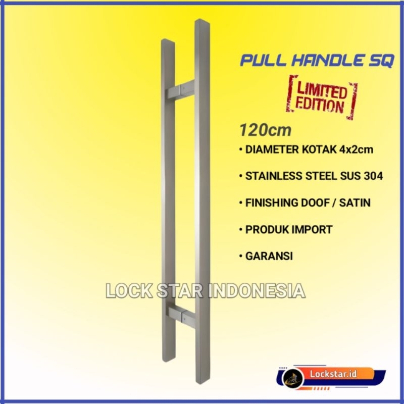 Jual Pull Handle H SQ 120cm Stainless Steel Sus 304 Handle Pintu Holo ...