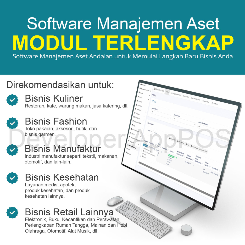 Jual Software Manajemen Aset Modul Terlengkap Online dan Offline ...