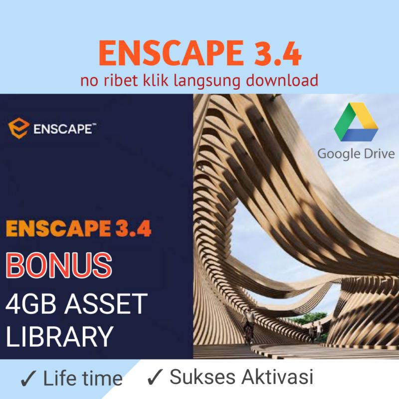 Jual Enscape 3.4 + Asset Library Offline | Shopee Indonesia