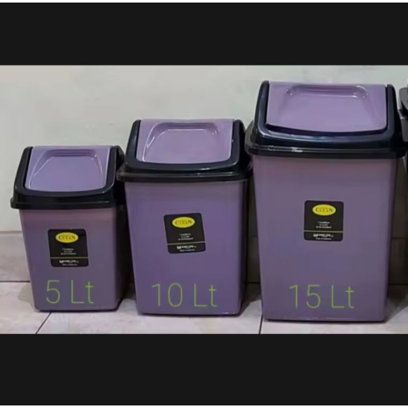 Jual COD TEMPAT SAMPAH TUTUP GOYANG KECIL 5LITER -SEDANG 10LITER -BESAR 15 LITER/TONGSAMPAH ...