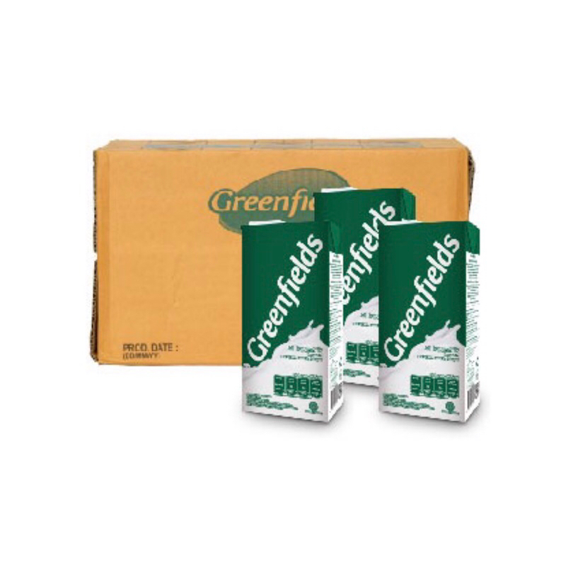 Jual Greenfields UHT Milk Full Cream 1L (12pcs) | Shopee Indonesia