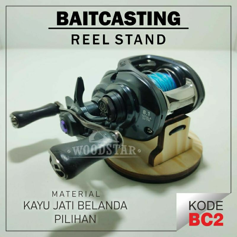 Jual Reel Stand BC baitcasting, dudukan rel Baitcasting, Reel Bc holder ...