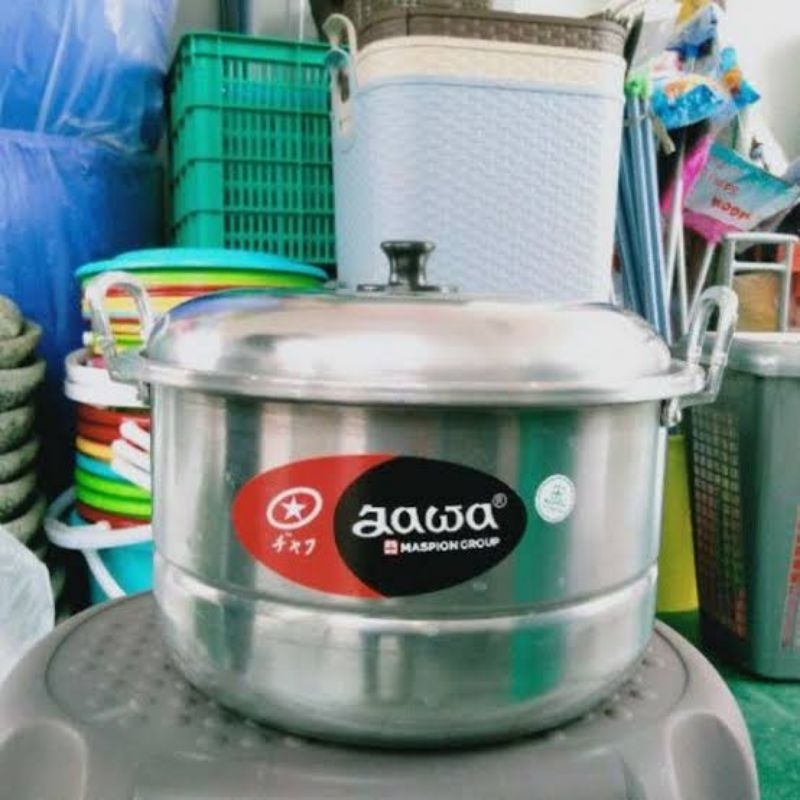 Jual Panci dandang jawa 20cm, 22cm, 24cm, 26cm / panci ekonomi / panci ...