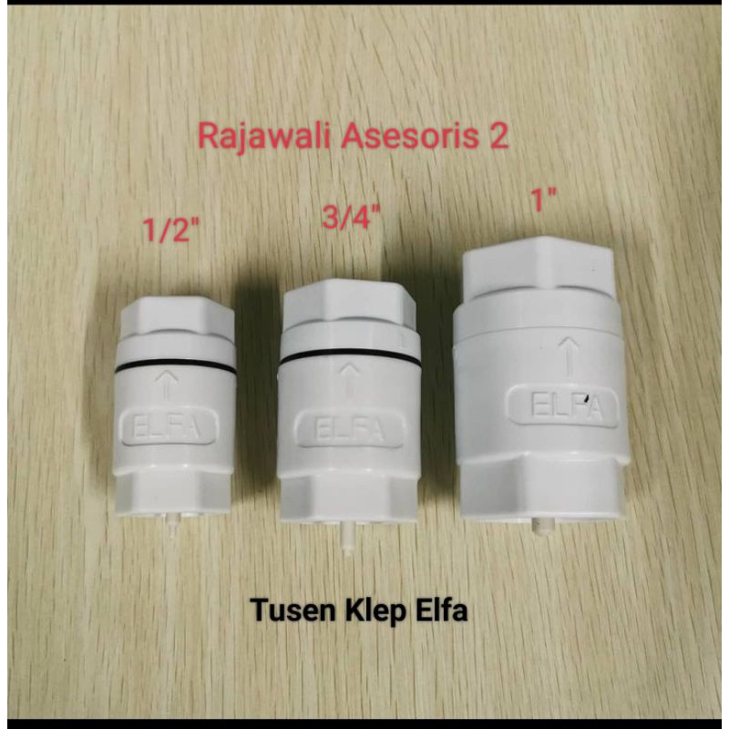Jual Tosen / Tusen Klep PVC High Quality ELFA (1/2", 3/4", 1") | Shopee ...