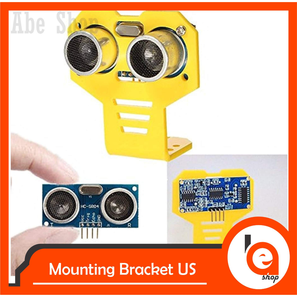 Jual Mounting Bracket Ultrasonic Dudukan Sensor Ultra Sonic HC SR04 ...