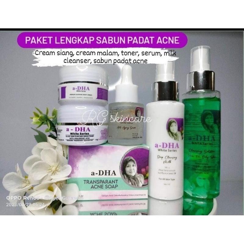 Jual a-DHA paket lengkap sabun padat acne | Shopee Indonesia