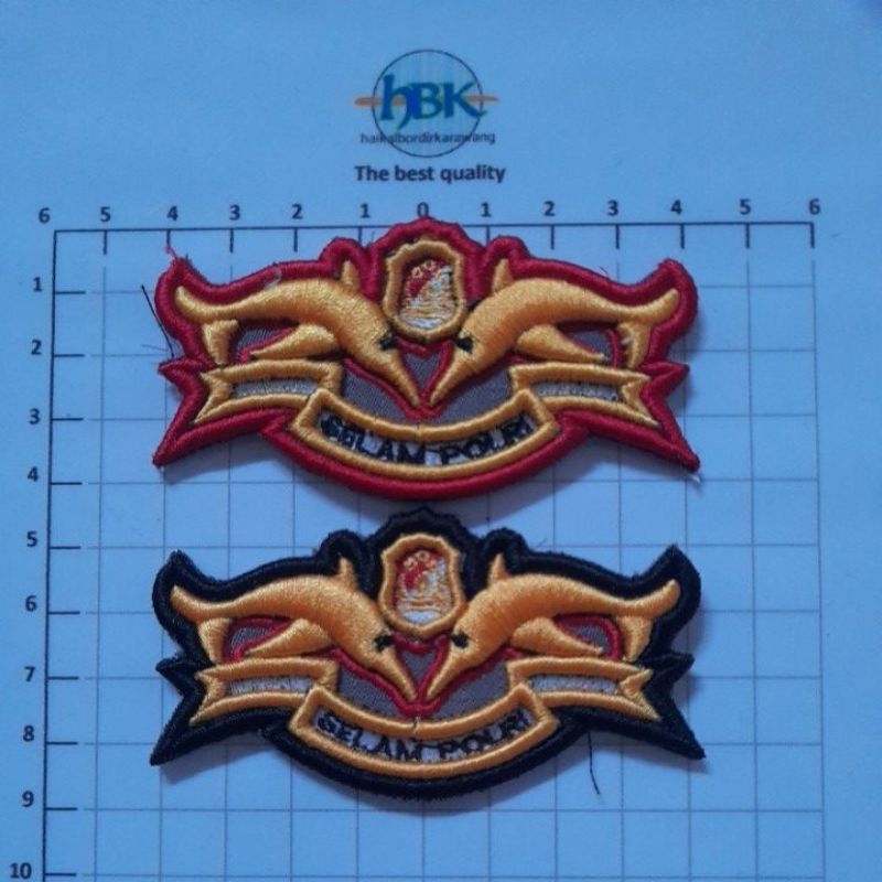 Jual SELAM POLRI bordir timbul | Shopee Indonesia