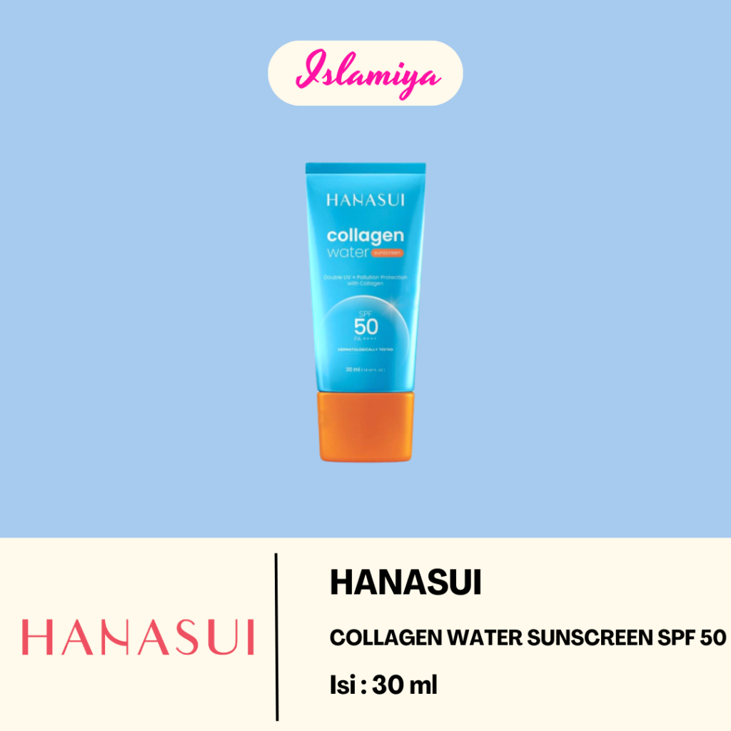 Jual HANASUI Collagen Water Sunscreen SPF50 PA+++ 30ml - SPF 30 ...