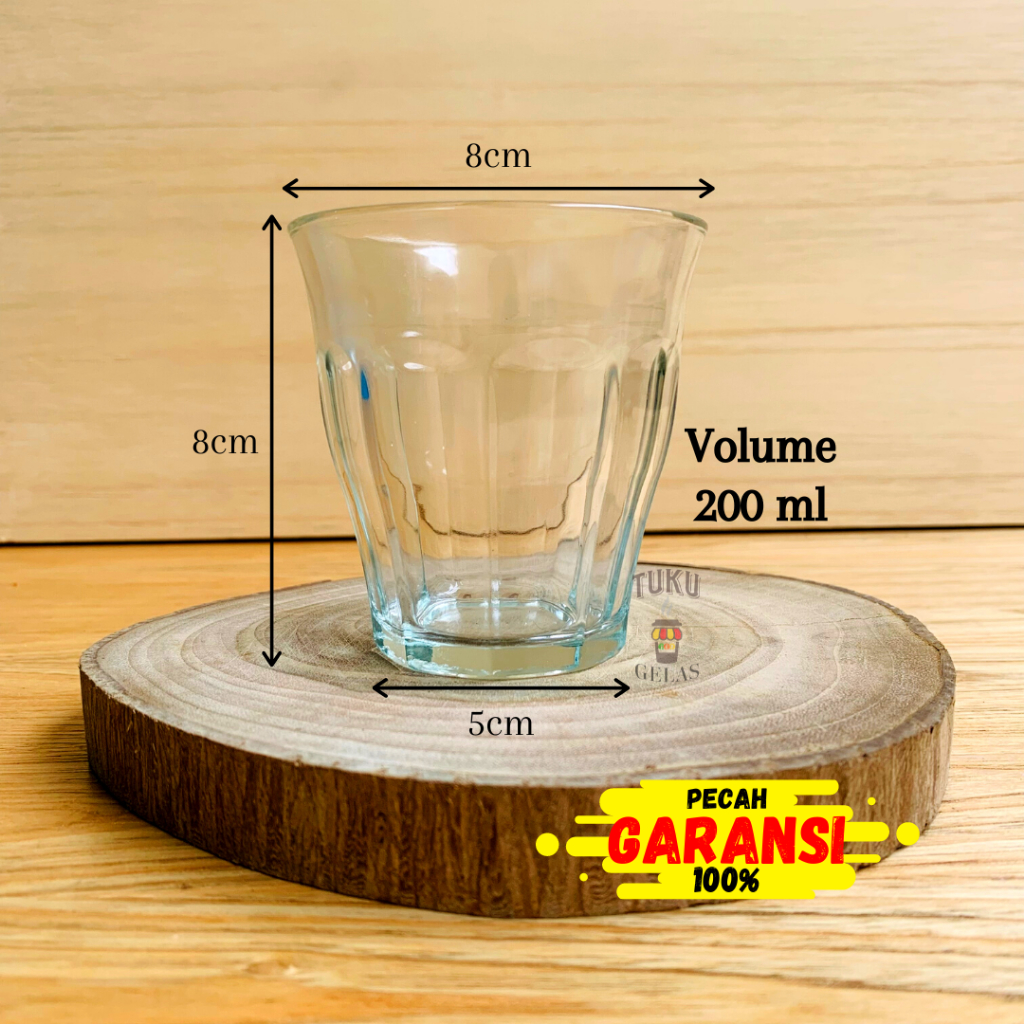 Jual Gelas Kopi Estetik 200ml (6pcs) Lowball Cafe Brown Sugar Coffee Bahan Kaca Premium 608 ...