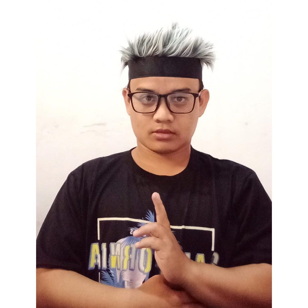Jual Topi wig rambut kamuflase/ Topi Bulu korea lembut/ Topi anime ...