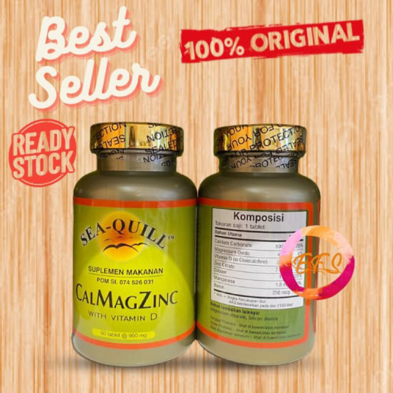 Jual SEA QUILL CALMAGZINC 60 TABLET | Shopee Indonesia