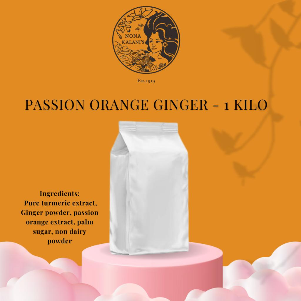 Jual the jamu BAR Nona Kalani's - Turmeric Latte Passion Orange 1 Kg ...