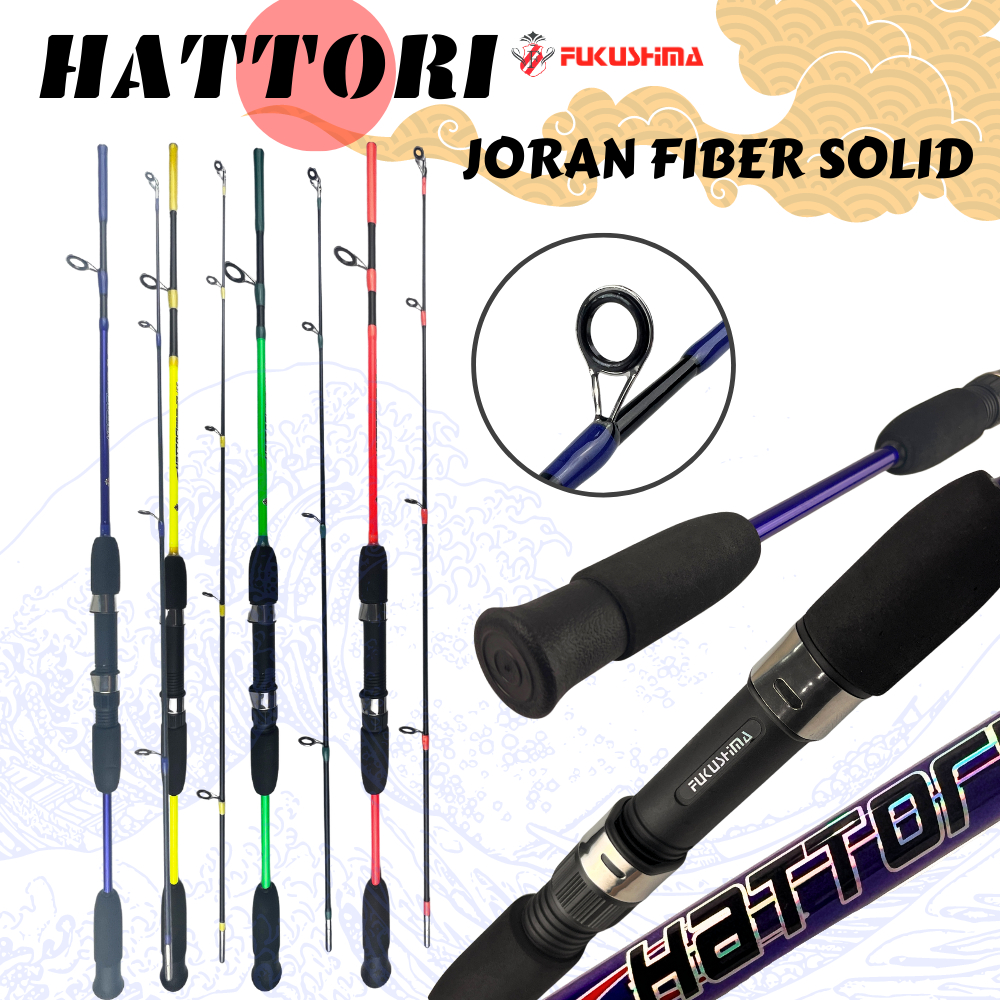 Jual Joran Fiber Solid Japan Style Action 8-17 Lbs Kolam Sungai Danau ...