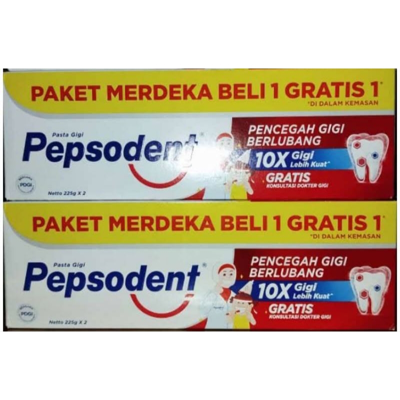 Jual PEPSODENT 225gr isi 2 (Banded) | Shopee Indonesia