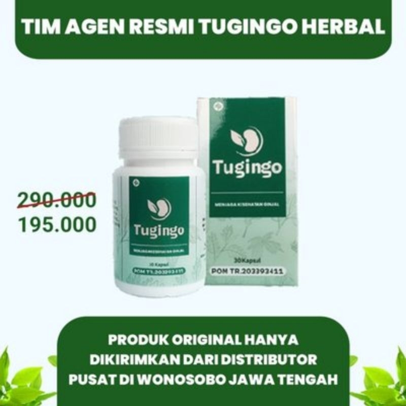 Jual TuginGo Kapsul Herbal Solusi Masalah Ginjal (30 Kapsul) | Shopee ...