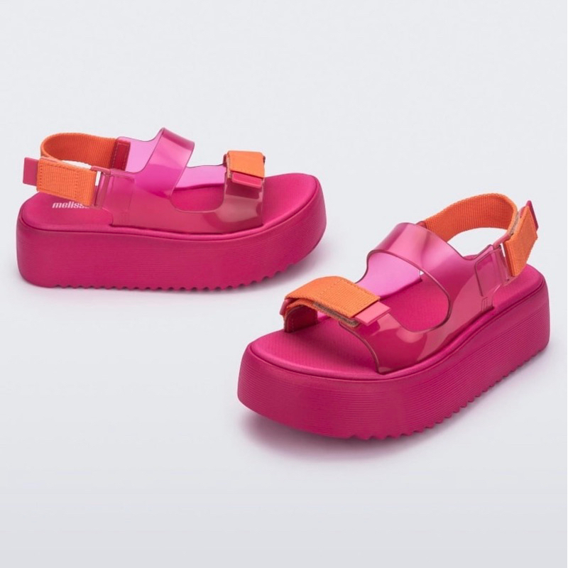 Jual Sendal Melissa brave platform miror | Shopee Indonesia