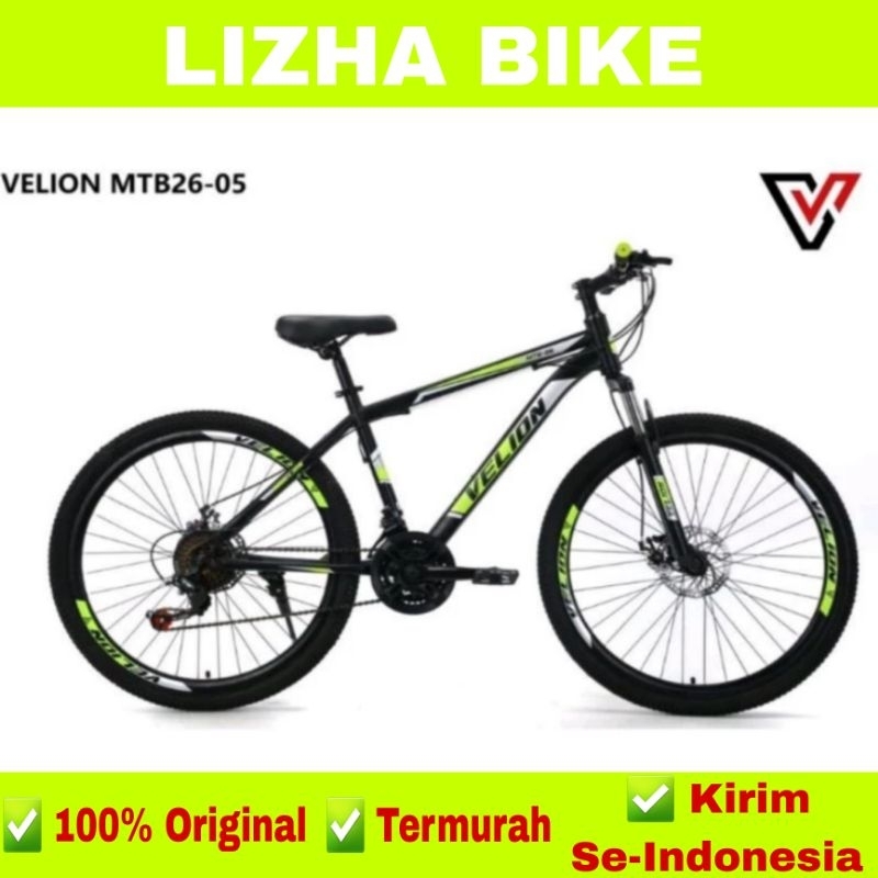 Jual Sepeda Gunung MTB 26" Velion Shimano 21 Speed Terbaru | Shopee ...