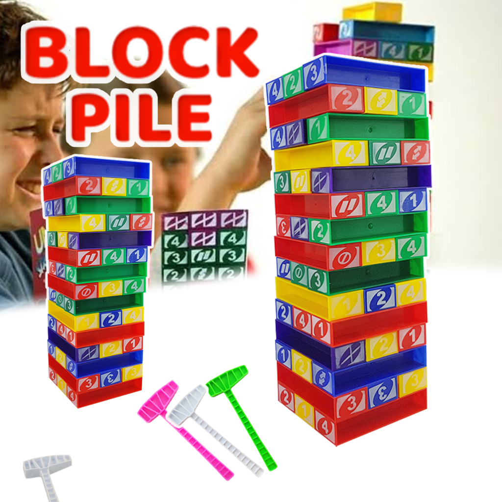 Jual Mainan Edukasi Blok Stacko Pile Of Block/ Permainan Stacko ...