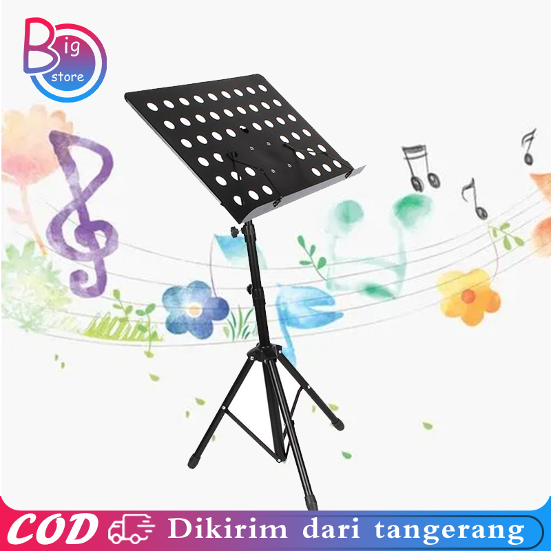 Jual Music Stand Book Hitam Stand Book Musik Stand Partitur Untuk Buku ...