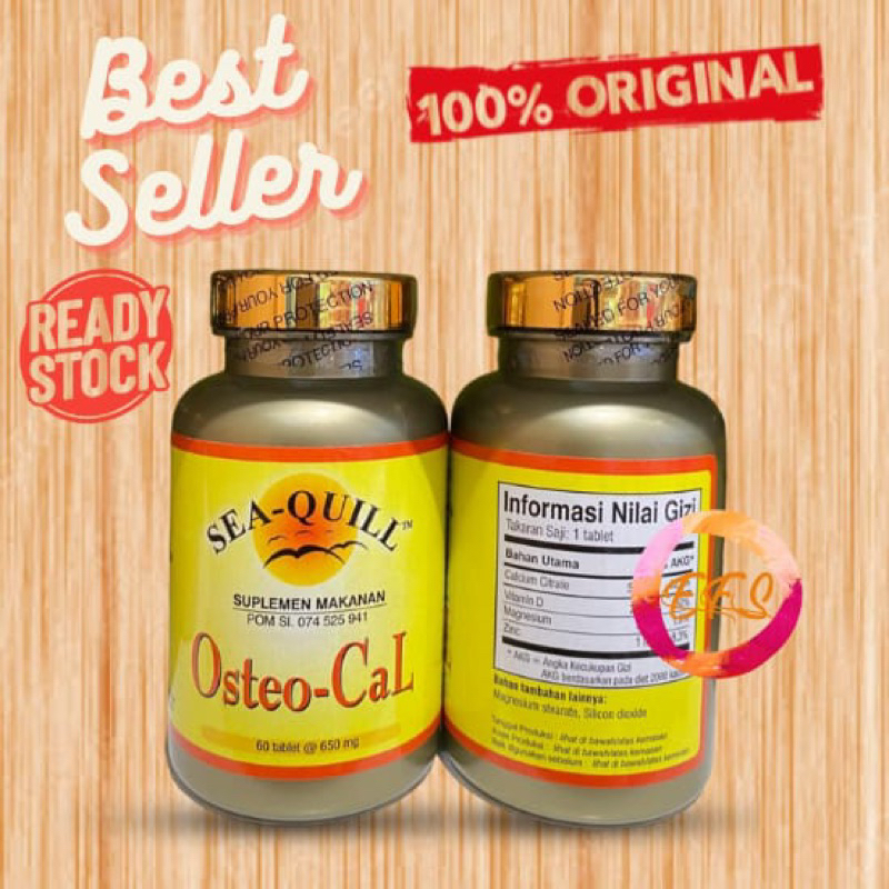 Jual Sea Quill Osteocal 60 Tablet | Shopee Indonesia