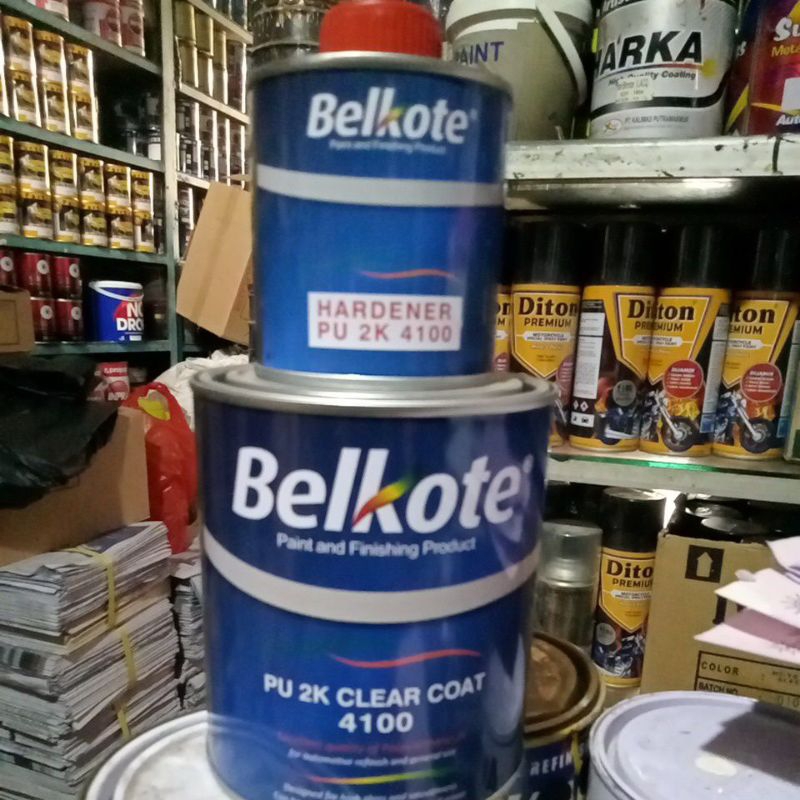 Jual Clear Pu belkote 4100 1L | Shopee Indonesia